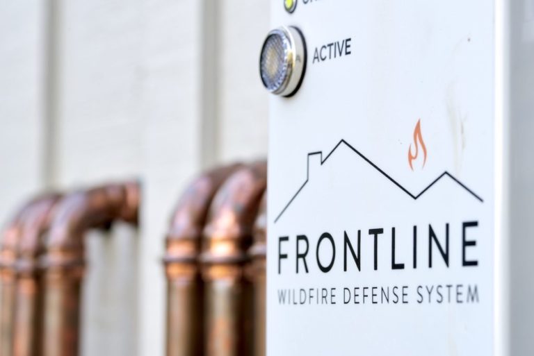 Wildfire Protection with Exterior Roof Sprinkler System | Frontline