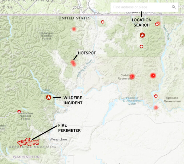Live Washington Fire Map and Tracker | Frontline